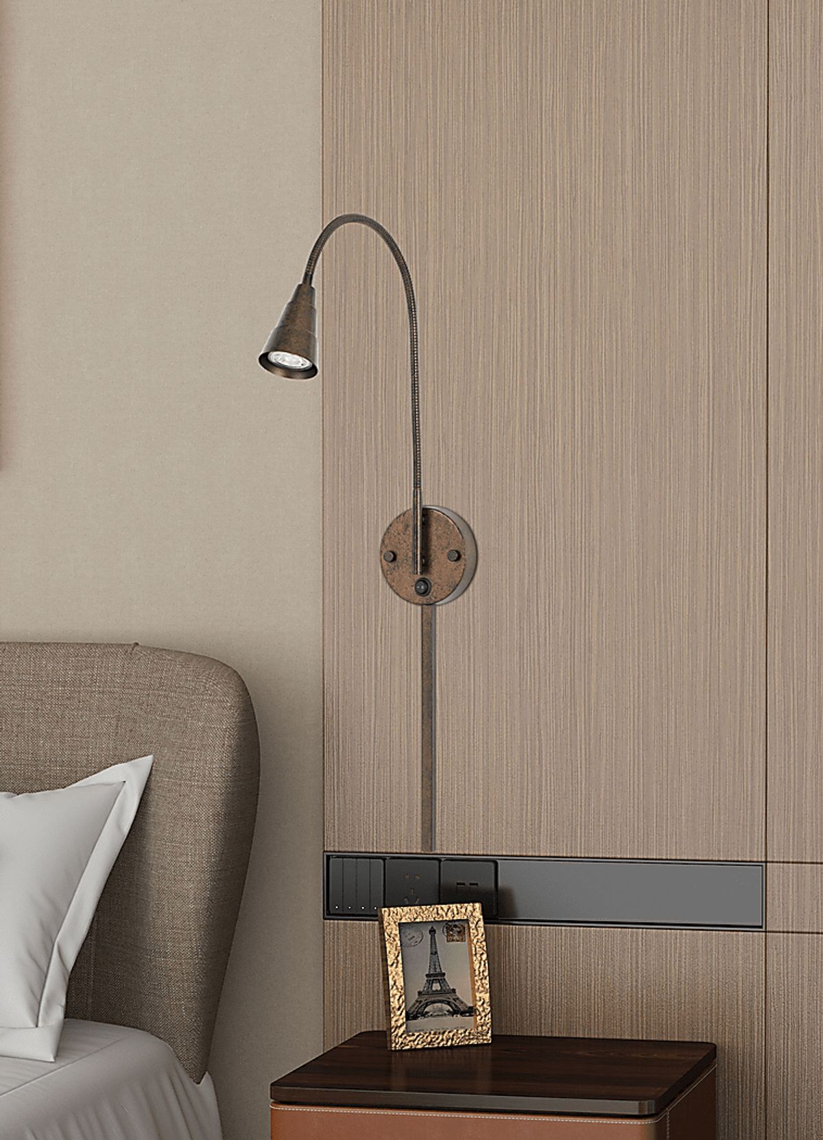 Florham Rust Red Sconce | Rooms to Go