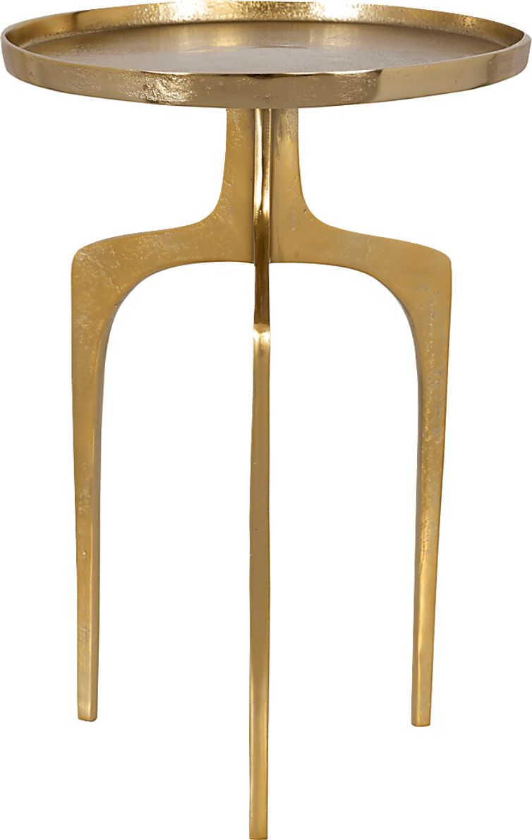Florinan Gold Colors,Metal Accent Table - Rooms To Go