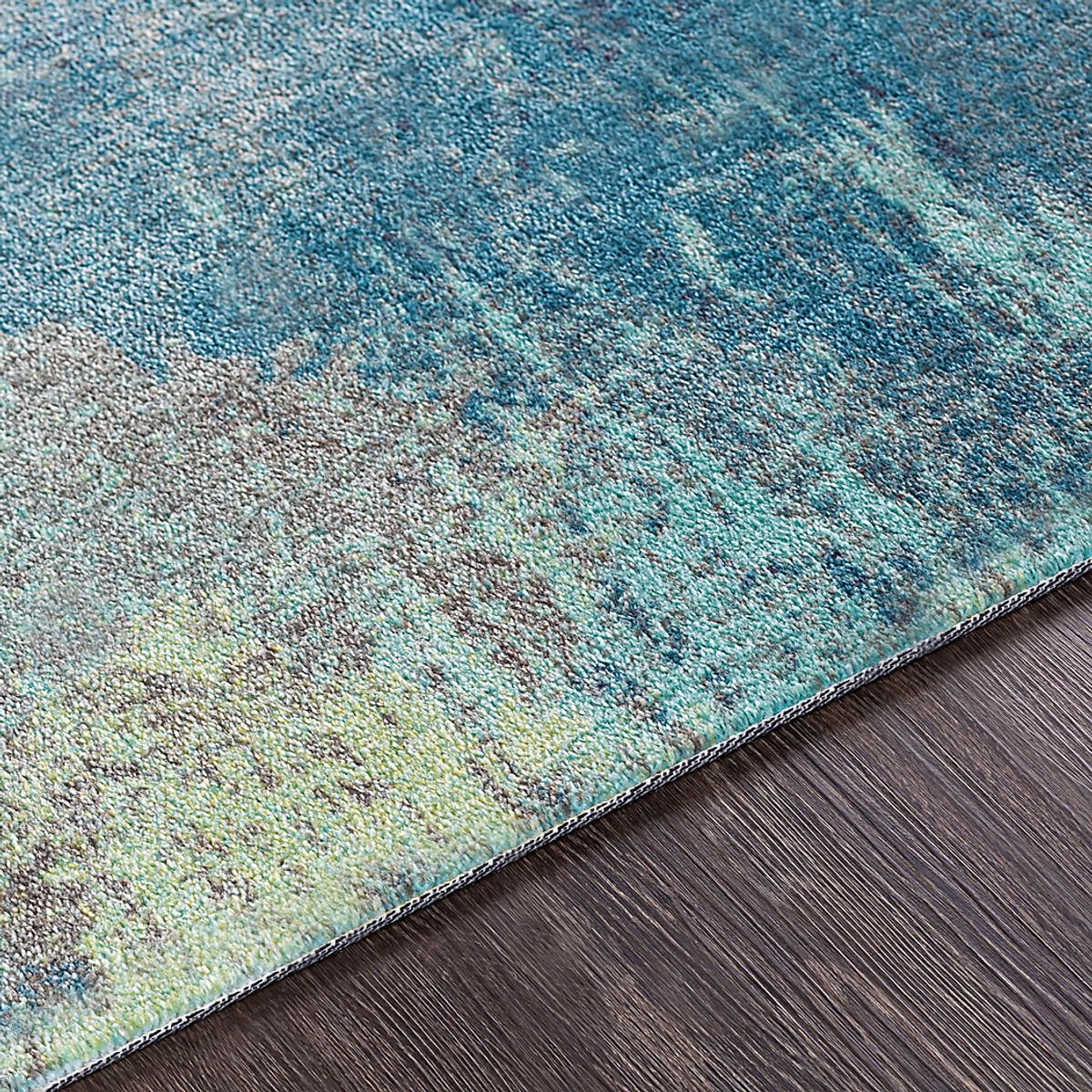 Florines Blue Rug | Rooms to Go