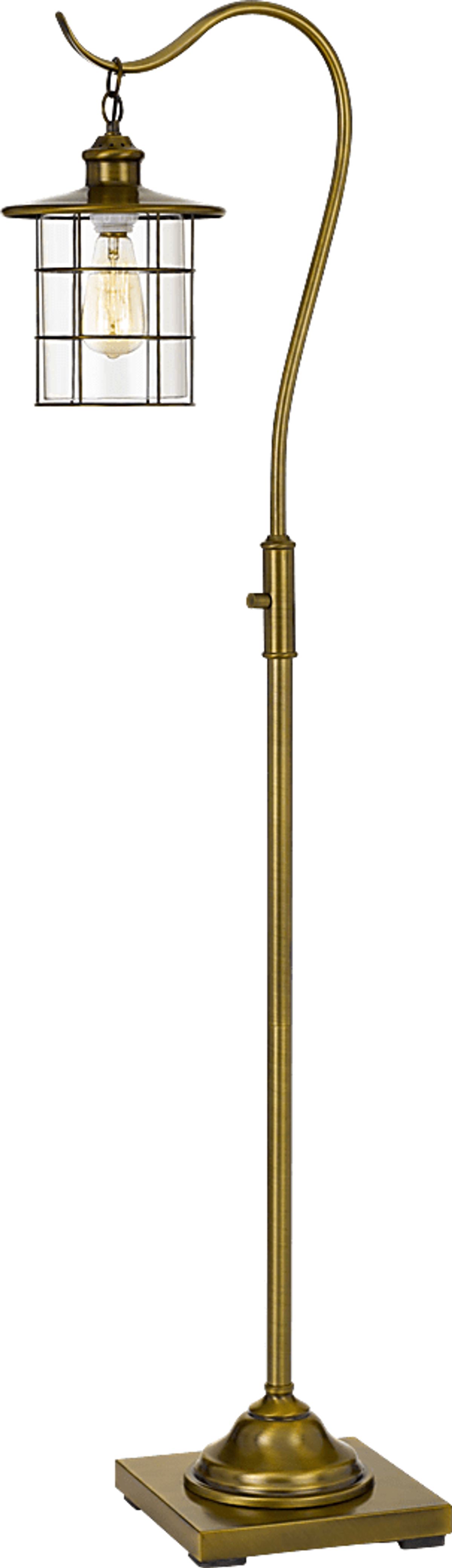 Flormont Rust Red Floor Lamp | Rooms to Go