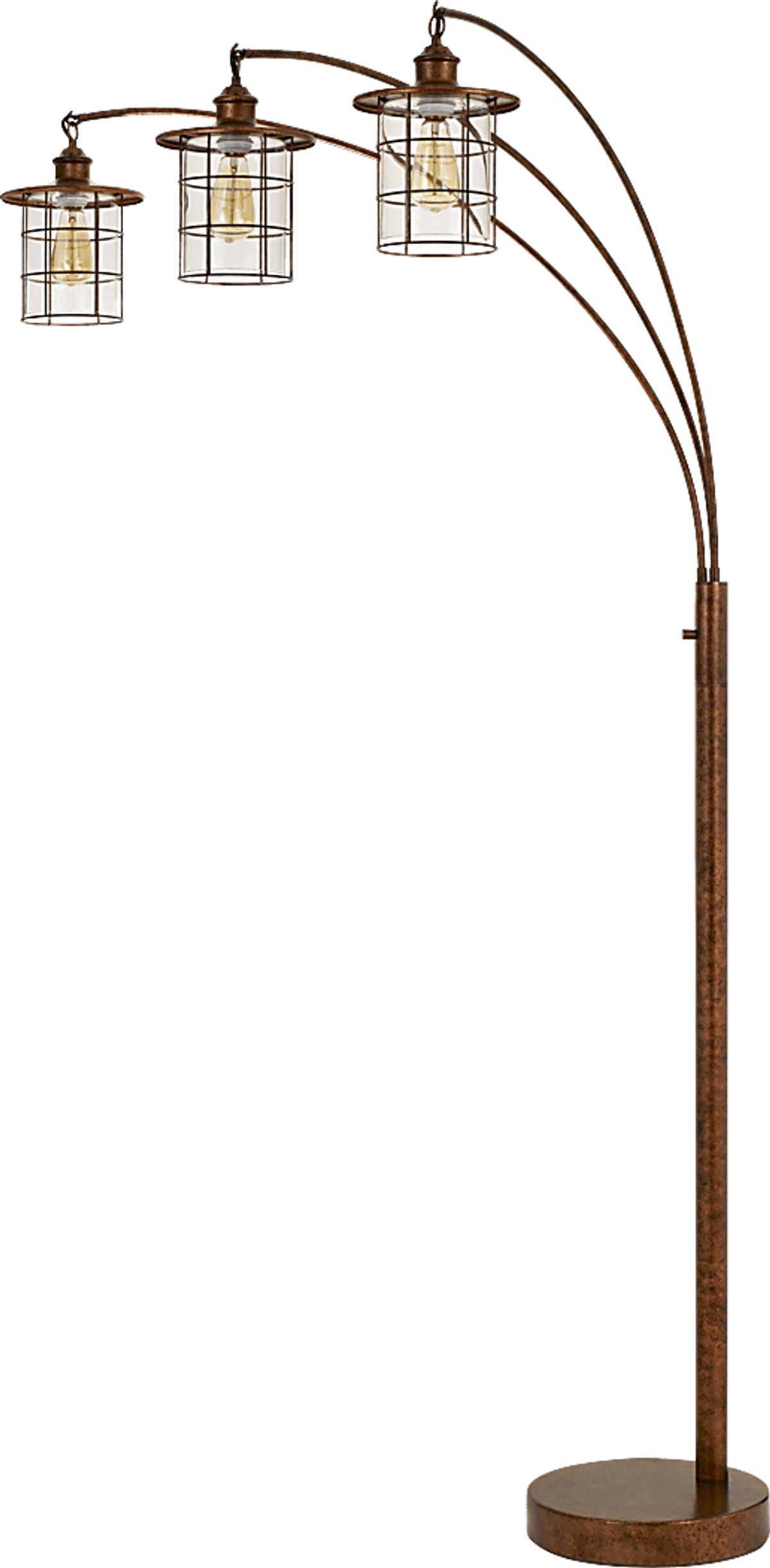 Flormont Rust Red Floor Lamp | Rooms to Go