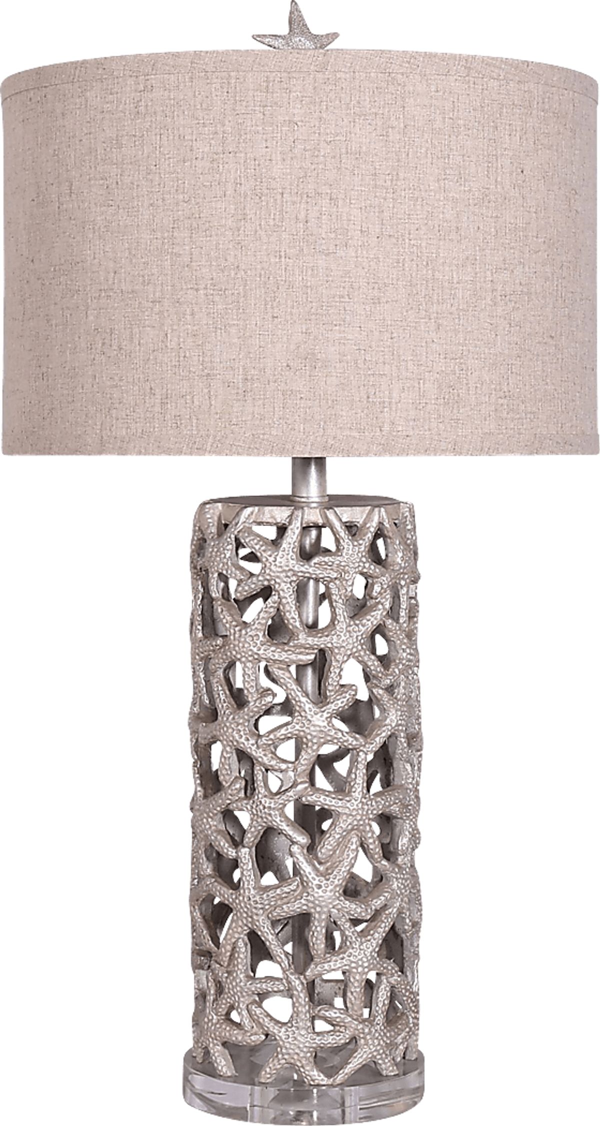 Flyatt Island 2 Pc Beige Set Of Lamps | Rooms to Go