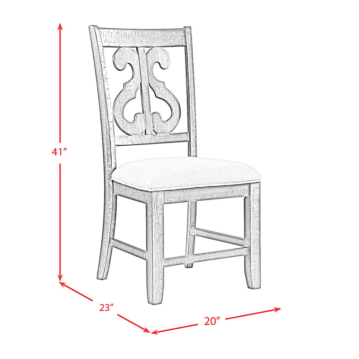 Foalgarth Taupe Beige Polyester Fabric Dining Chair | Rooms to Go