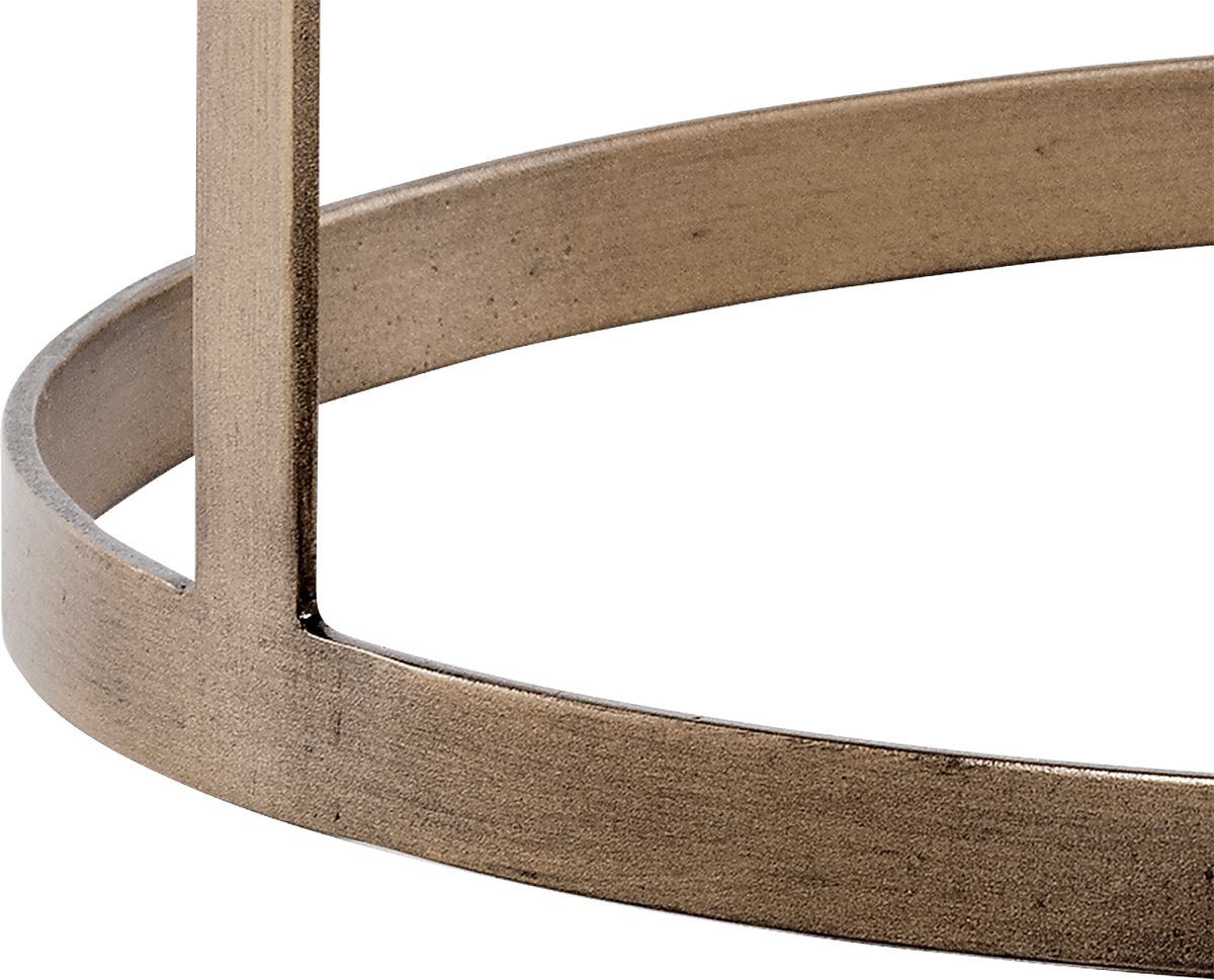 Fontanella Brass End Table | Rooms to Go