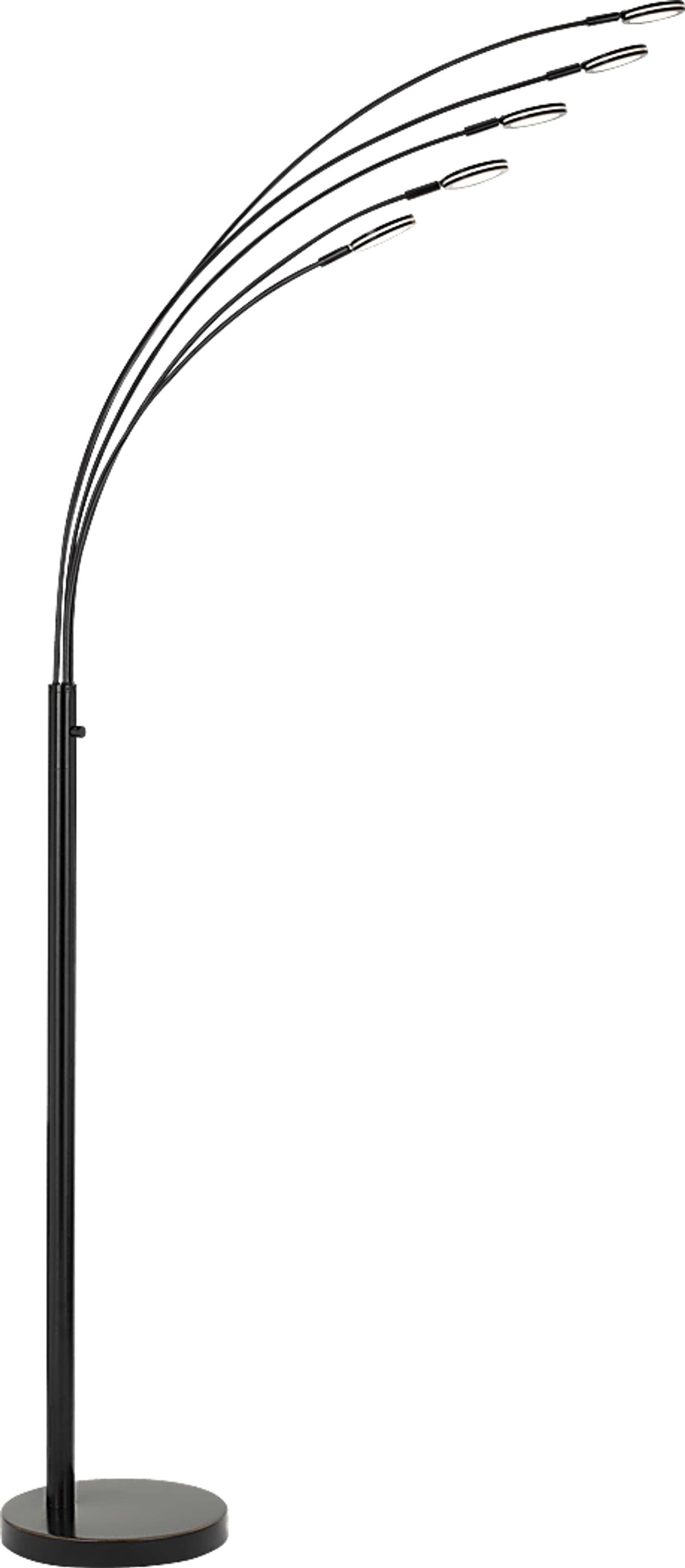 Foust Bronze Brown,Yellow Floor Lamp | Rooms to Go