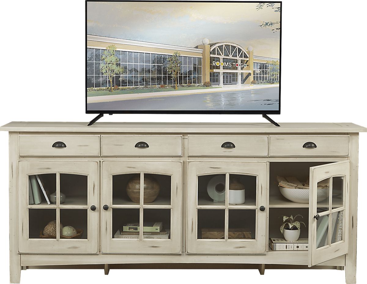 Foxborough White Colors,White Console | Rooms to Go