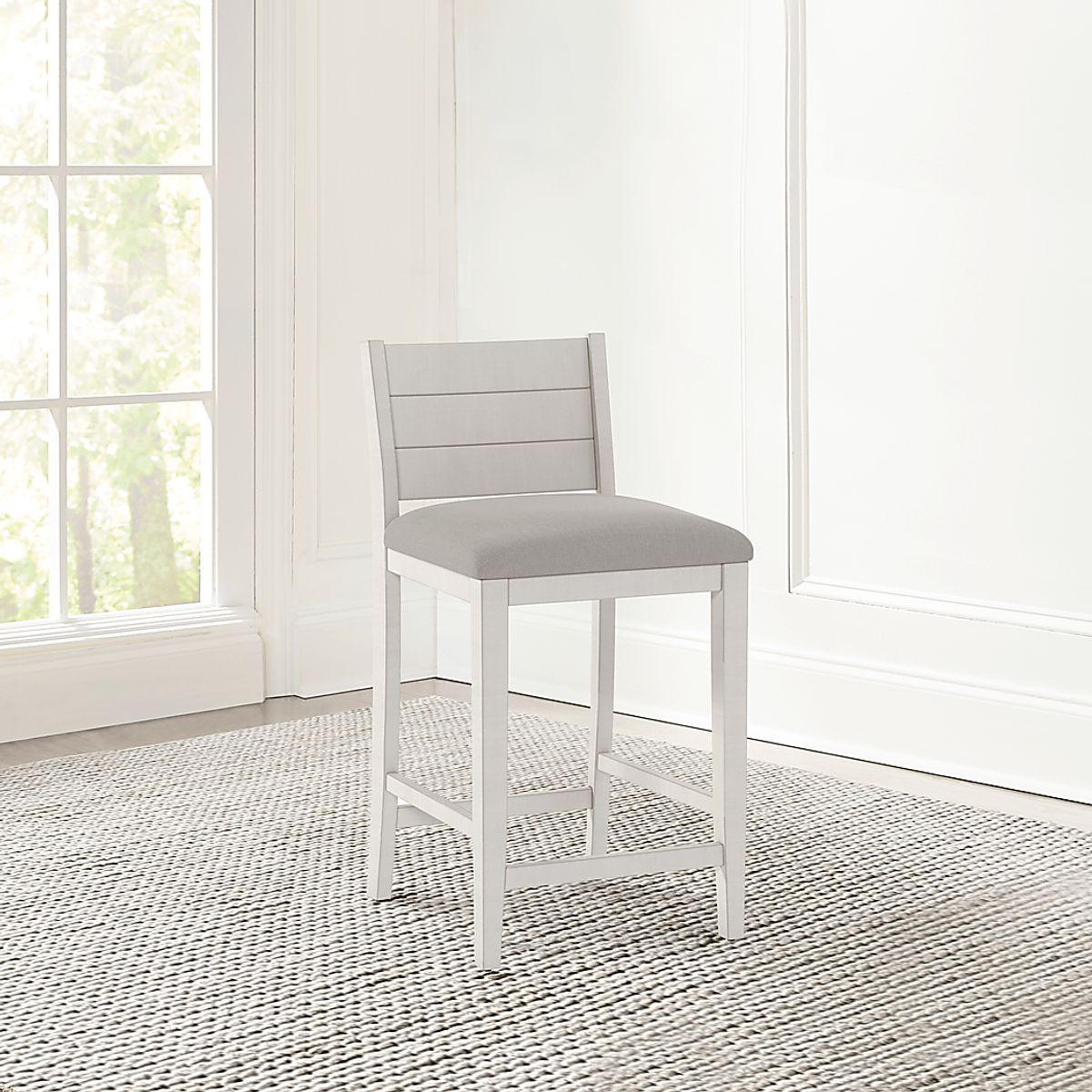 Frailey White Colors,White Counter Height Stool | Rooms to Go