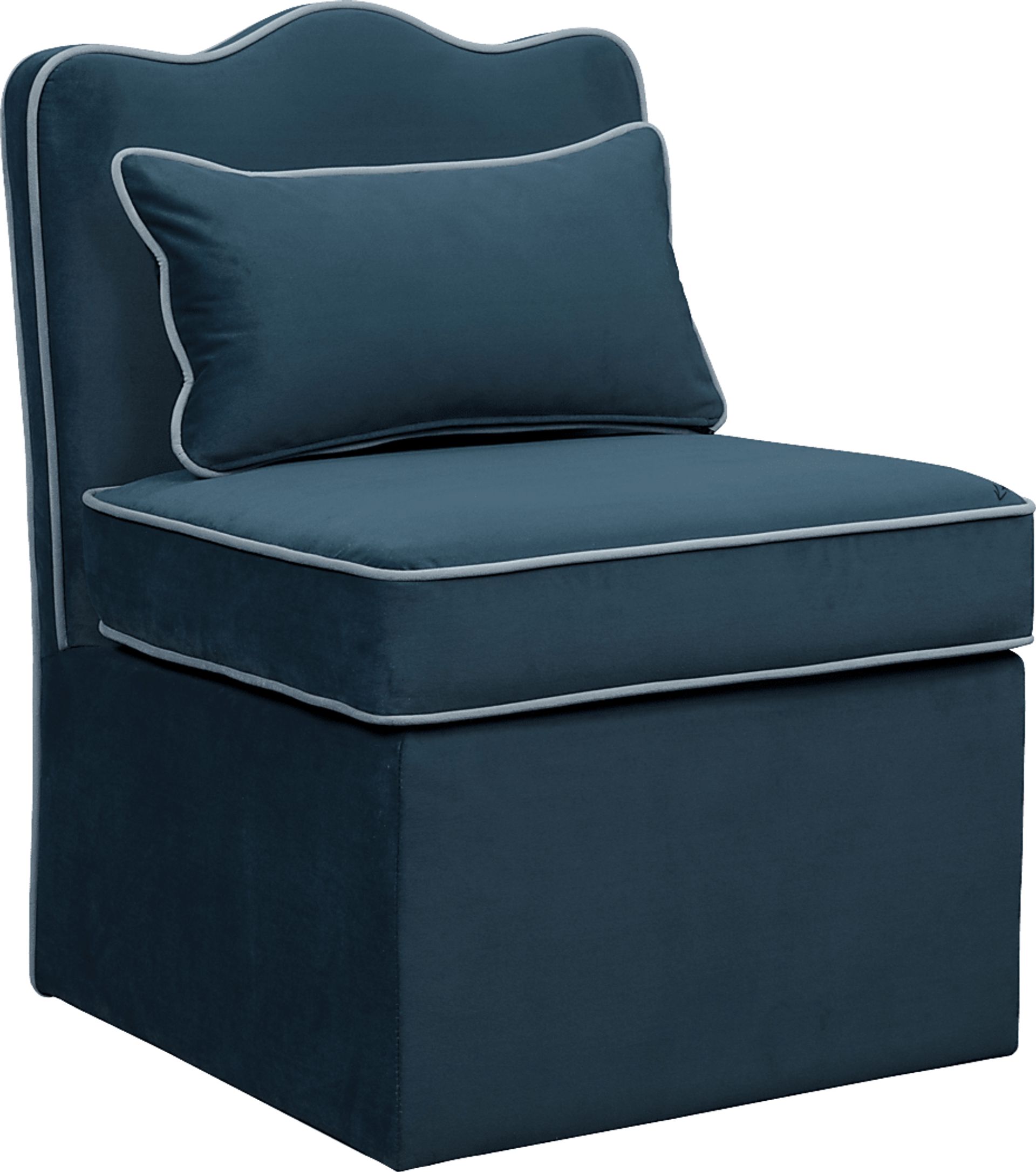 Frances Blue Woven Accent Chair | Rooms to Go