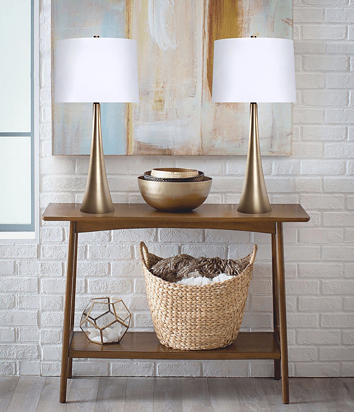 Frantz Street Gold Yellow Table Lamp | Rooms to Go
