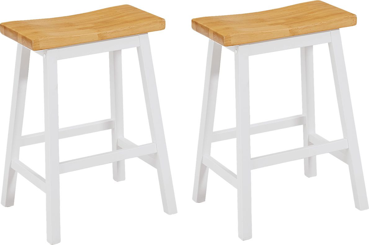 Frear Light Oak Counter Stool, Set Of 2 - Rooms To Go