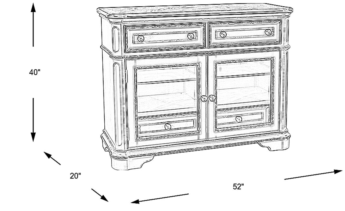 French Market White Colors,White Sideboard | Rooms to Go