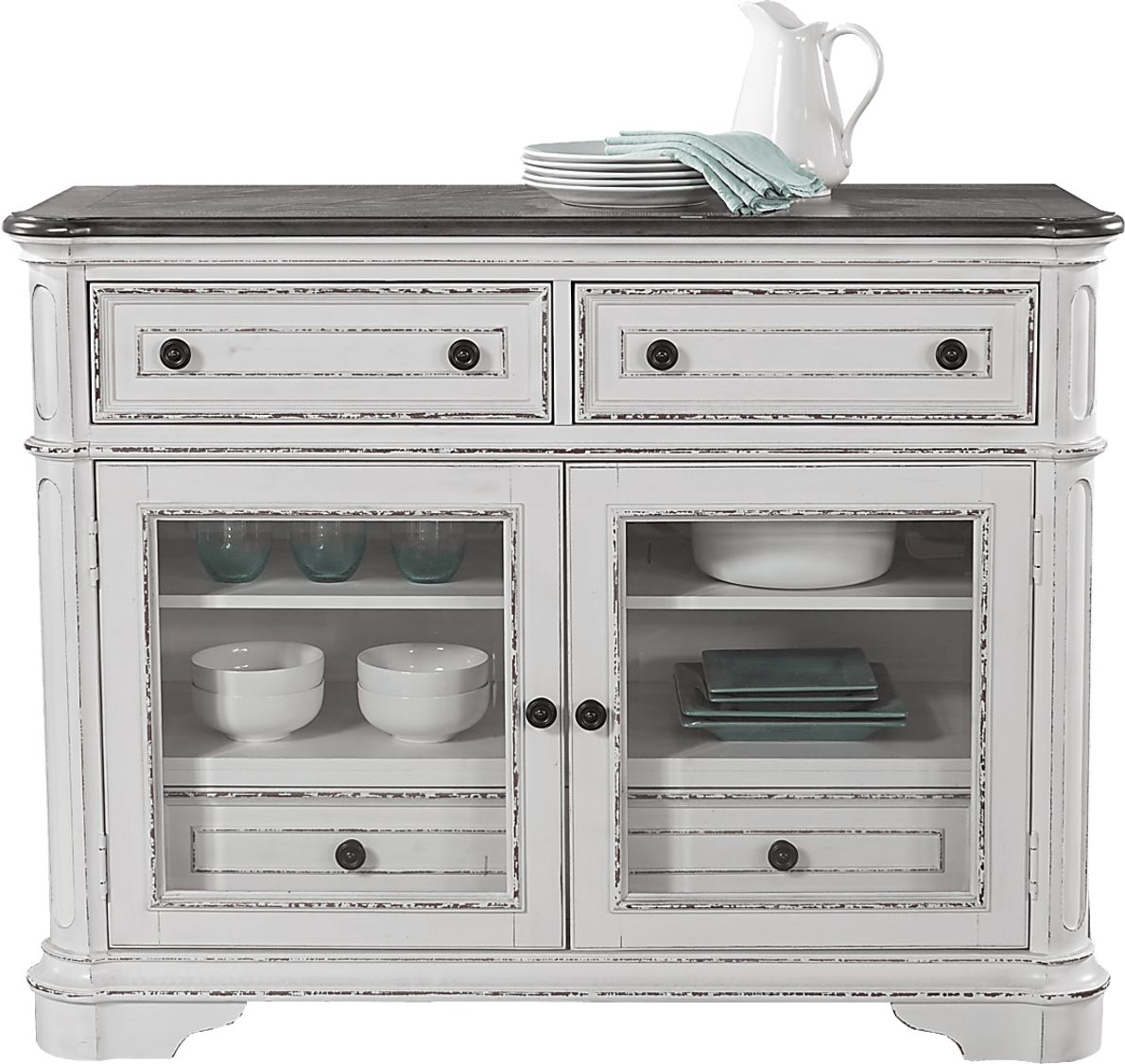 French Market White Sideboard - Rooms To Go