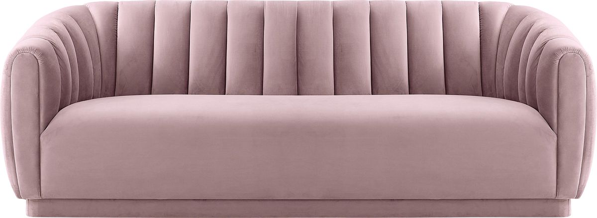 Frosterly Blush Beige Polyester Fabric Sofa | Rooms to Go