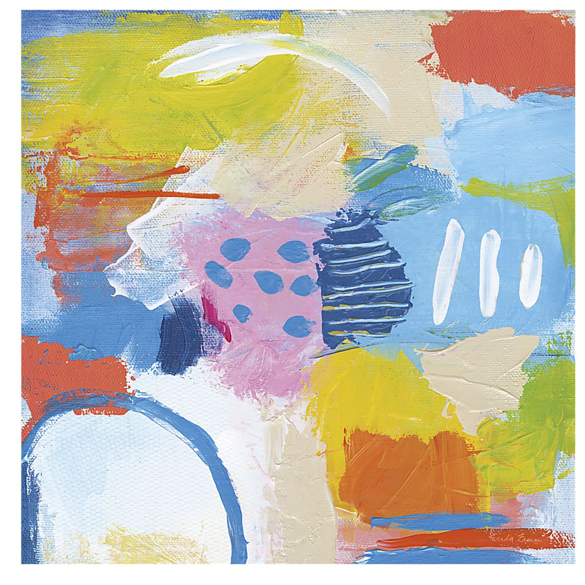 Full Celebration Blue Artwork - Rooms To Go