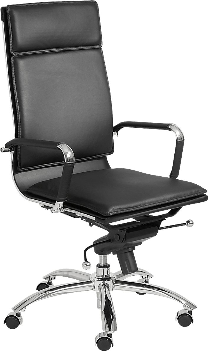 Furnberg Black High Office Chair - Rooms To Go