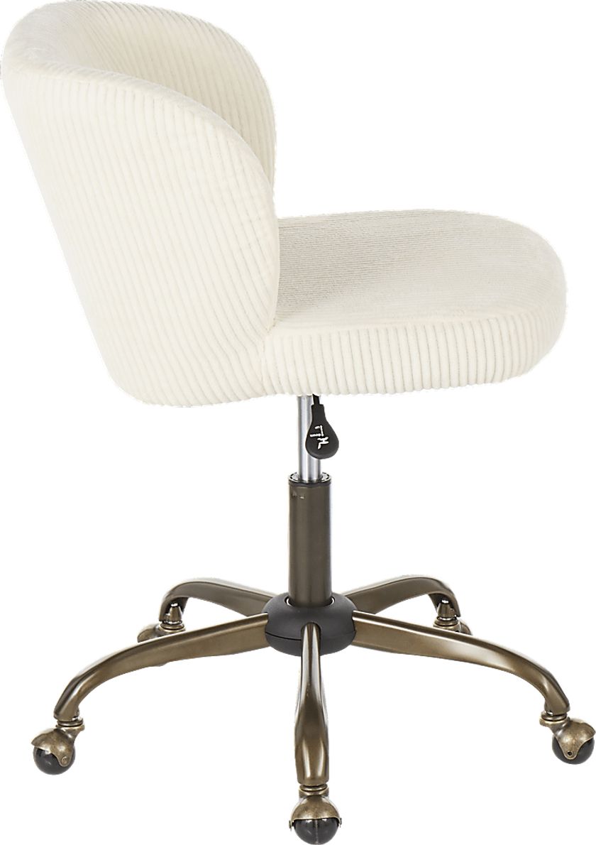 Fussell Cream Desk Chair - Rooms To Go