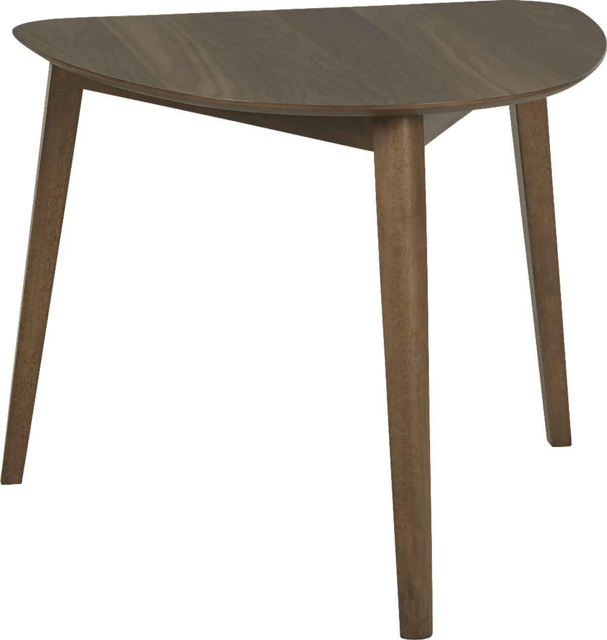 Gabian Square Walnut Dark Wood Corner Dining Table | Rooms to Go