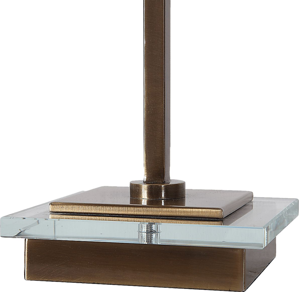 Gabriel Circle Brass Lamp - Rooms To Go