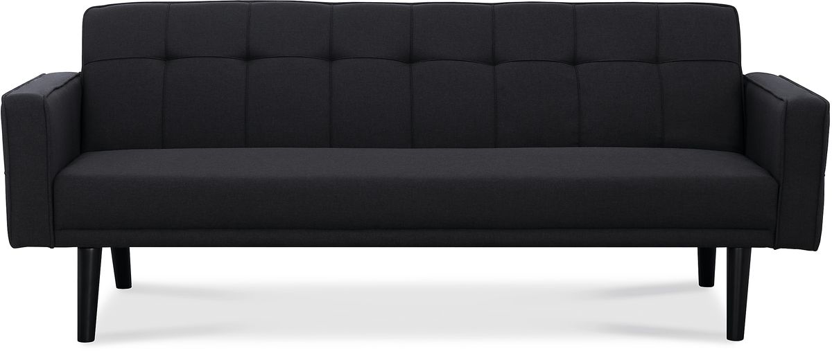 Gadwall Dark Gray Polyester Fabric Futon | Rooms to Go