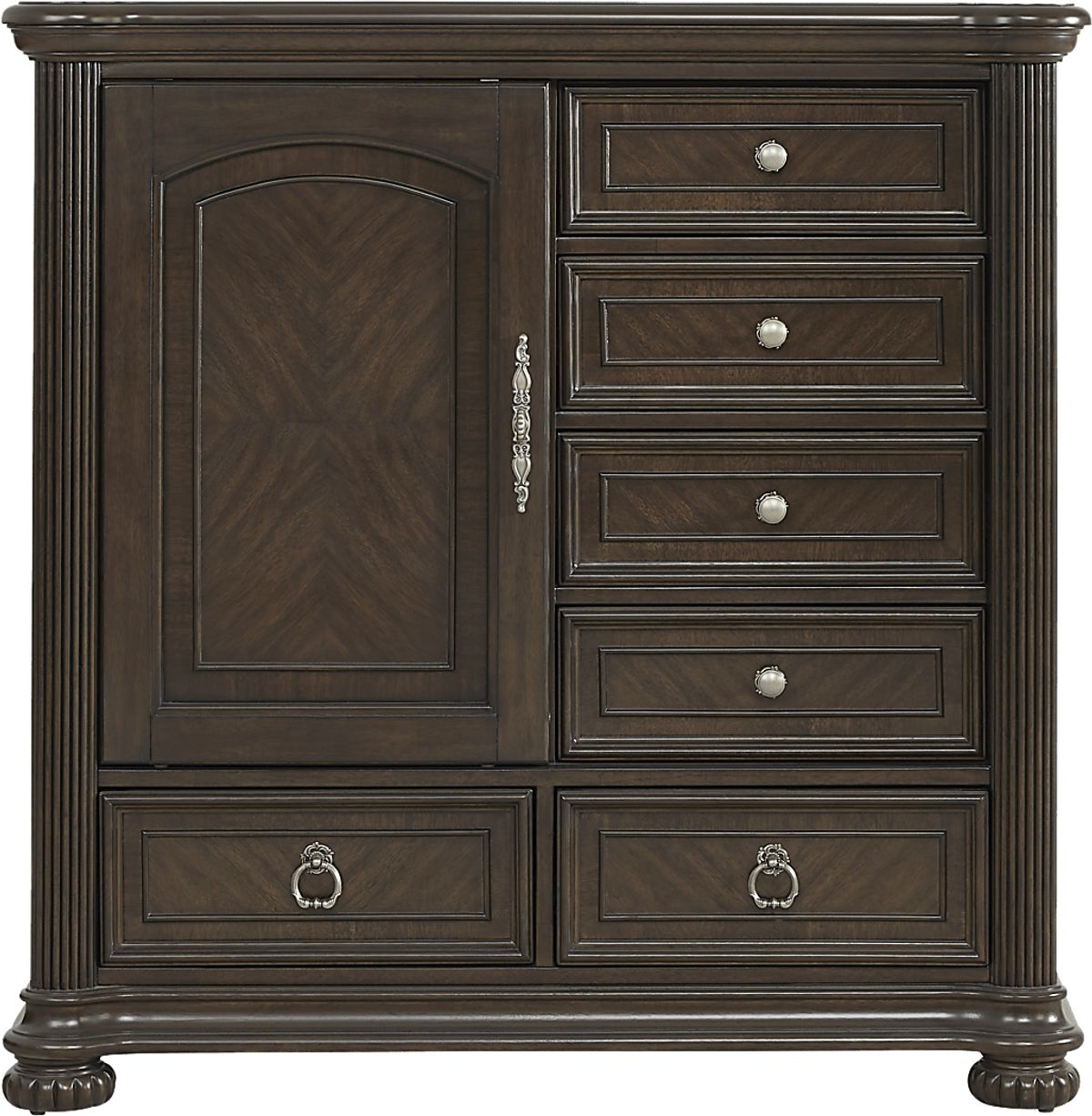 Gallagher Avenue Brown Dark Wood Door Chest | Rooms to Go