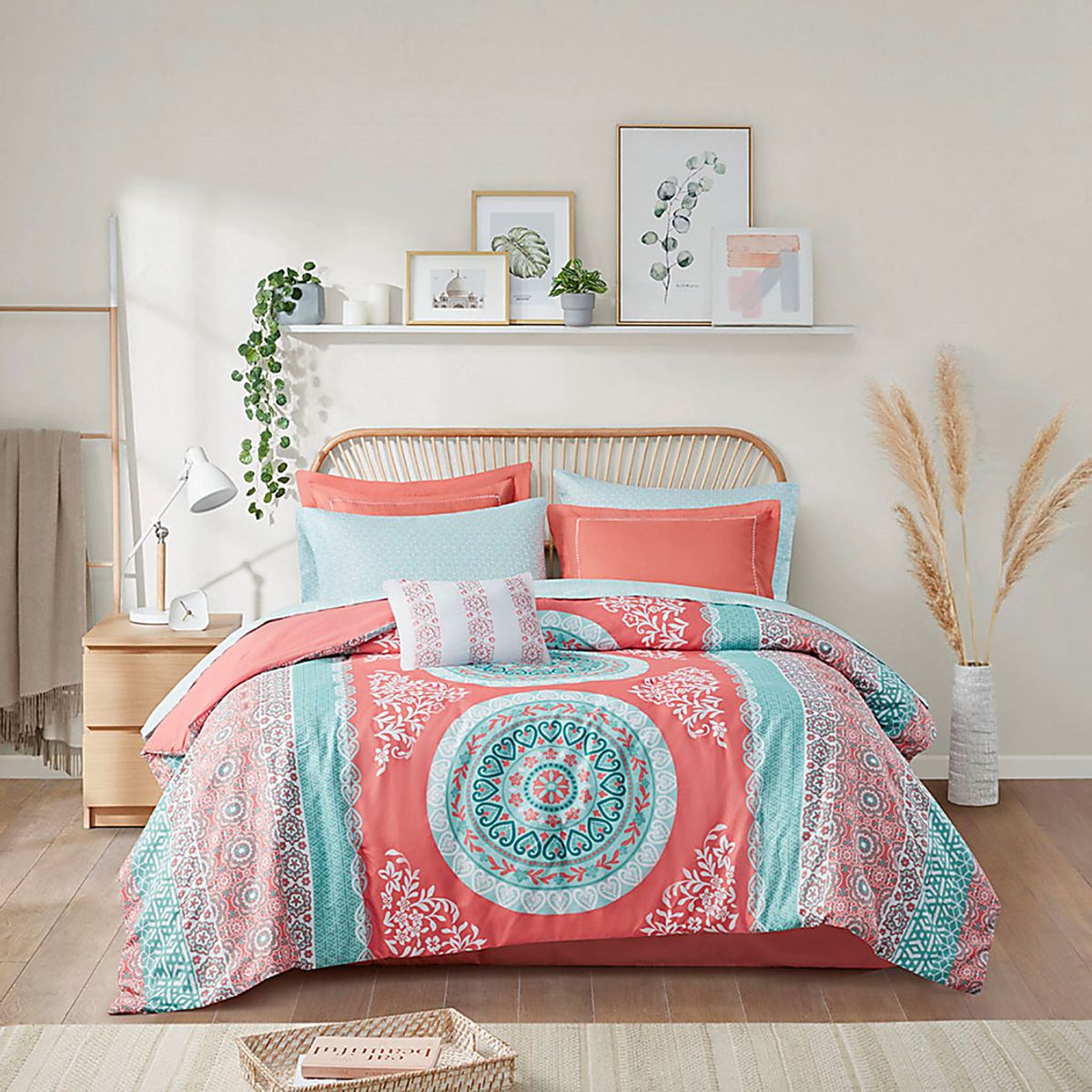 Gallaudet Red Twin Comforter Set | Rooms to Go