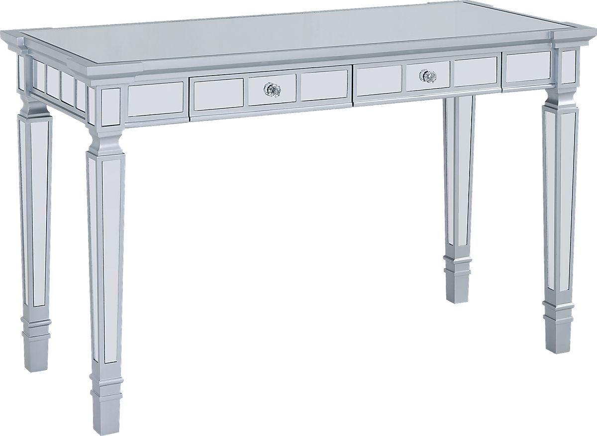 Gallimore Silver Gray Desk | Rooms to Go