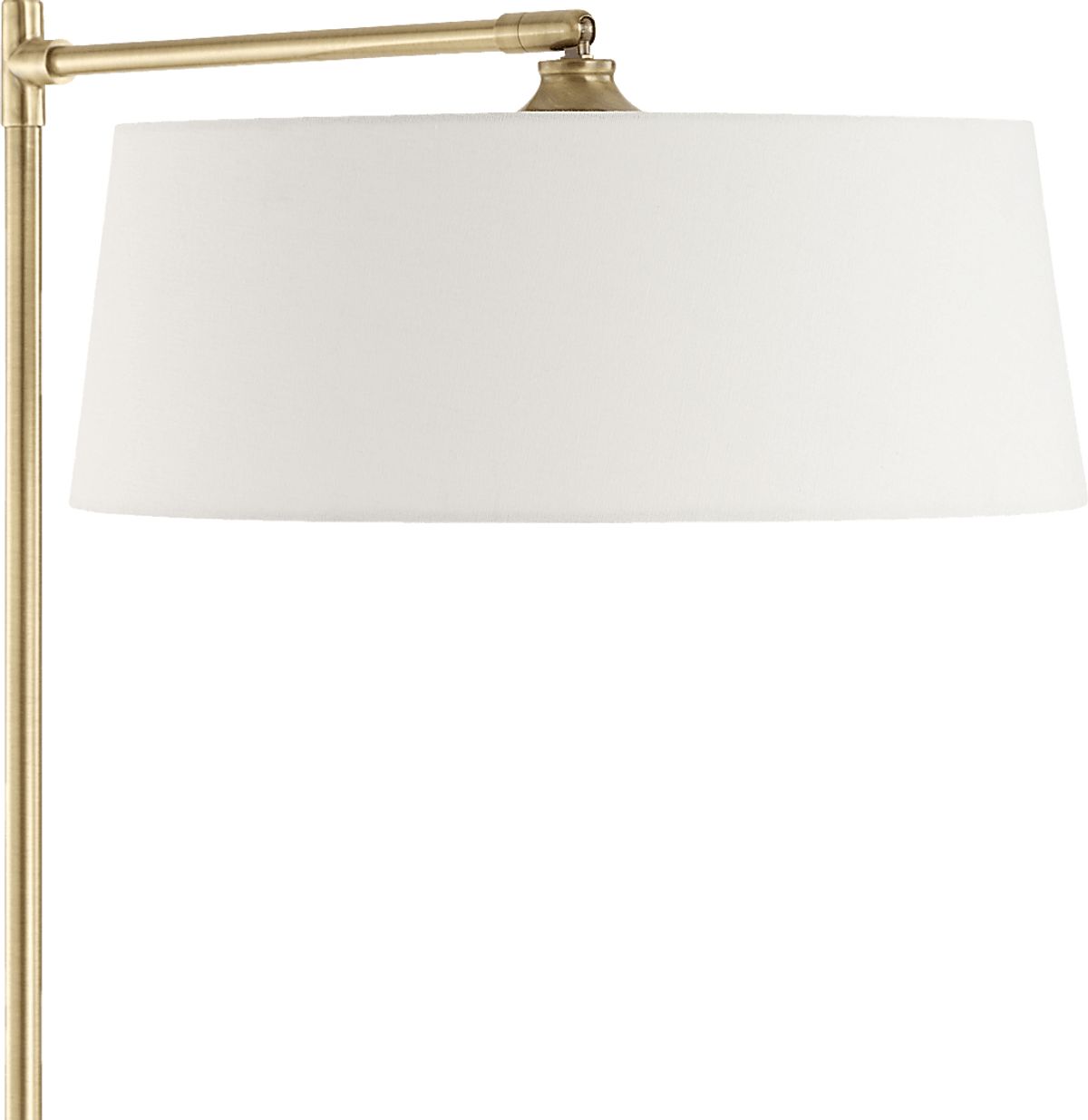 Galster Road Brass Yellow Floor Lamp | Rooms to Go