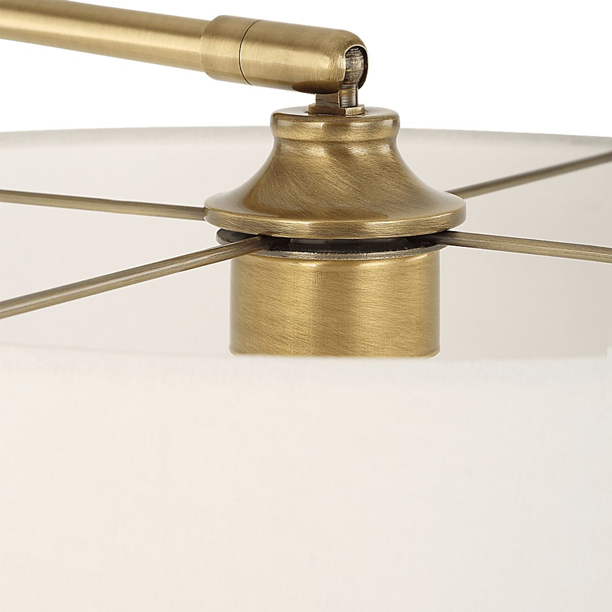 Galster Road Brass Yellow Floor Lamp | Rooms to Go