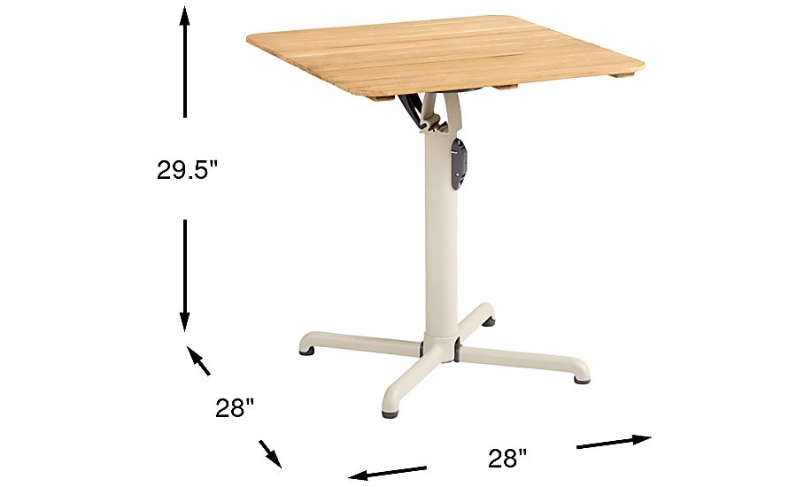 Garden View Sand Outdoor Flip Table - Rooms To Go