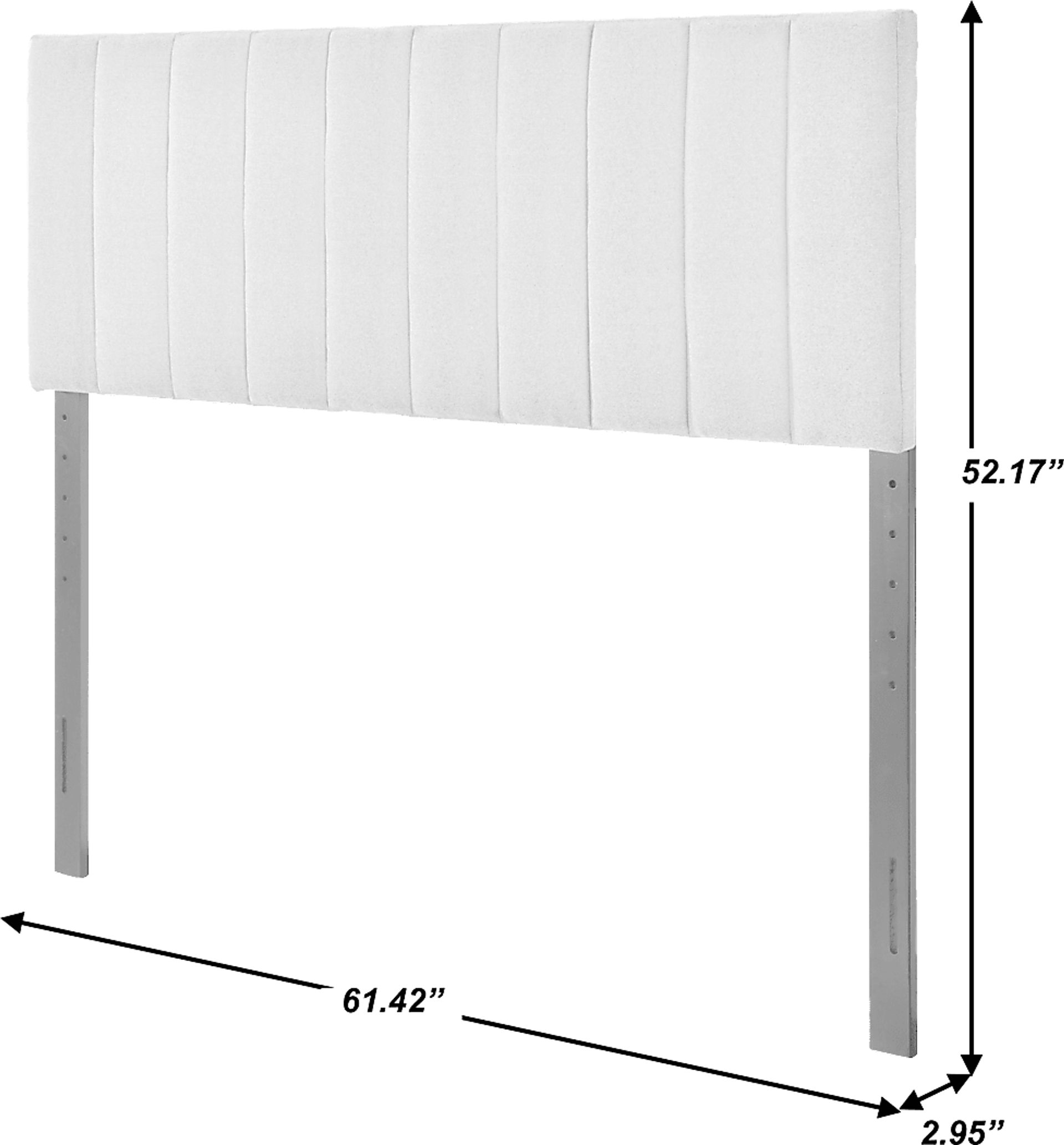 Garnaas Blue Polyester Fabric Queen Headboard | Rooms to Go