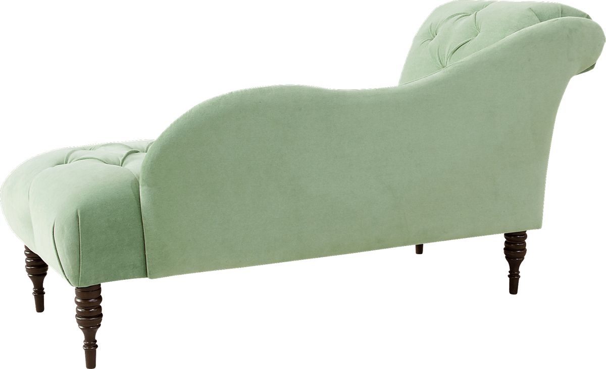 Garonne Green Cotton,Polyester Fabric Chaise Bench | Rooms to Go
