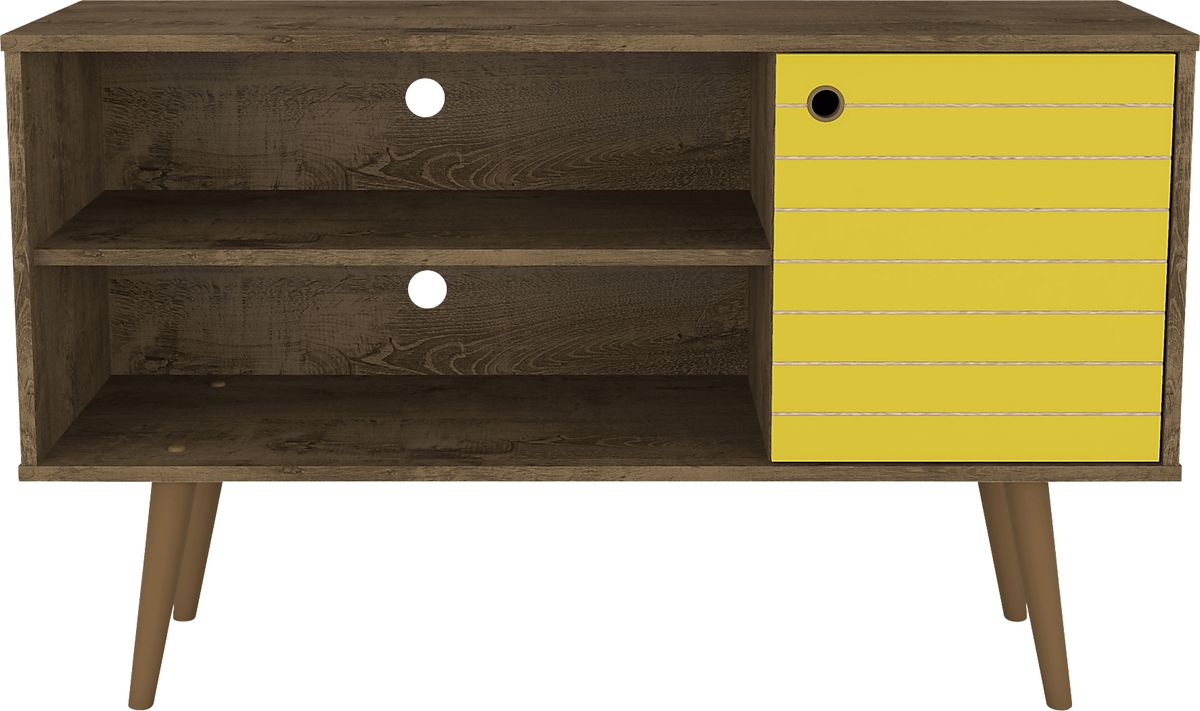 Garrion Yellow Colors 42" Console | Rooms to Go