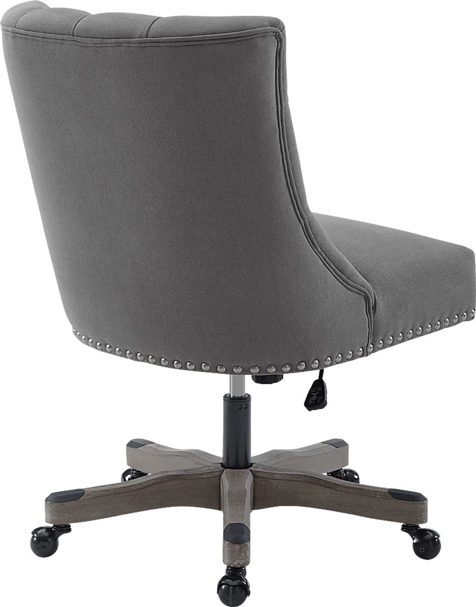 Gartland Dark Gray Office Chair - Rooms To Go