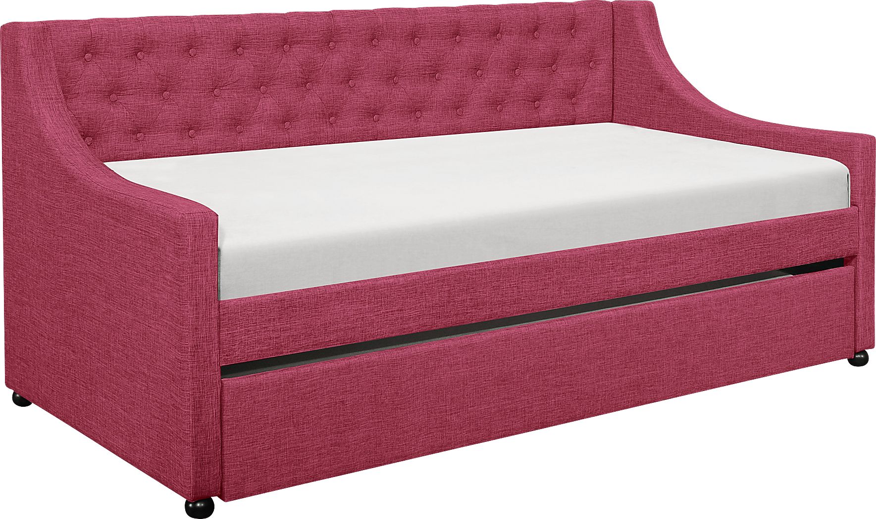Gartley Pink Daybed with Trundle - Rooms To Go
