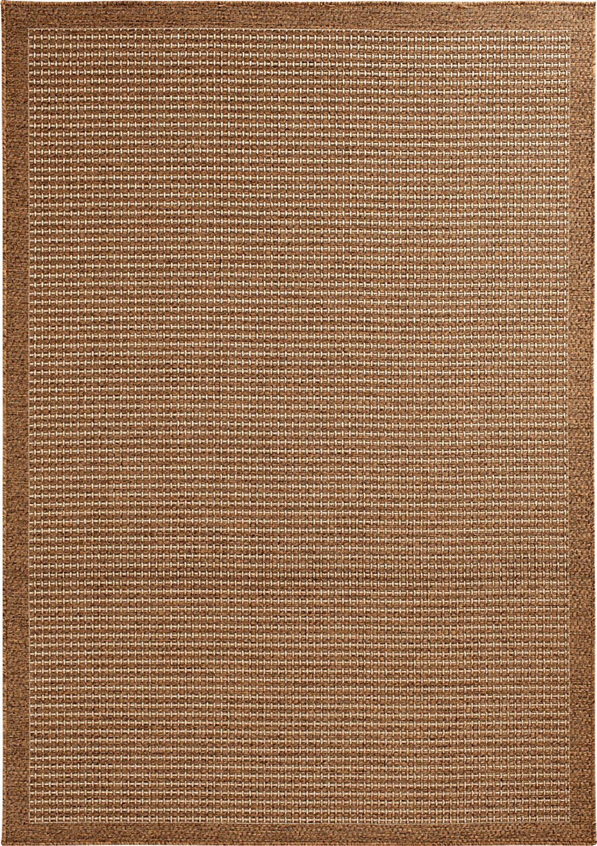 Gasha Tan Beige,Brown Polypropylene Fabric Outdoor Rug | Rooms to Go