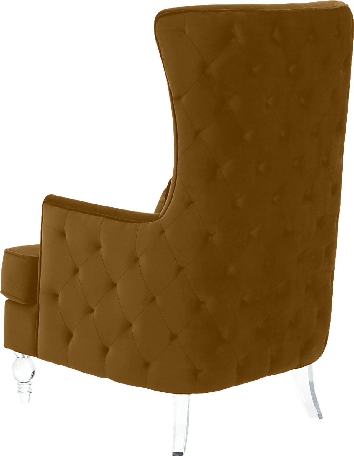 Gehron Cognac Red Polyester Fabric Accent Chair | Rooms to Go