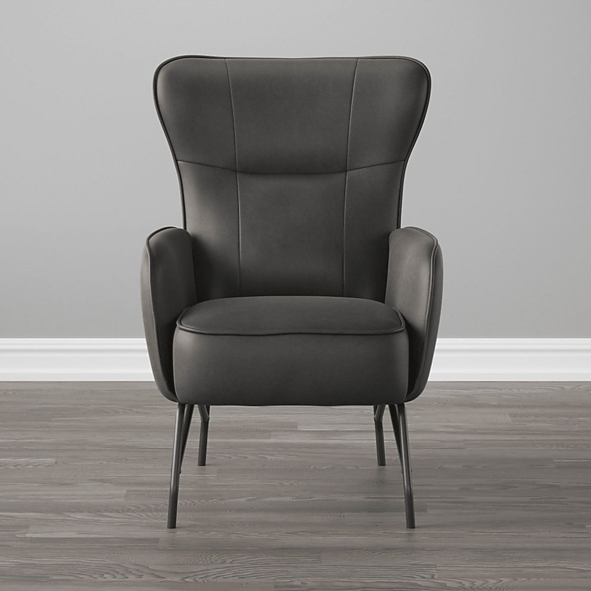 Geitz Black Accent Chair - Rooms To Go