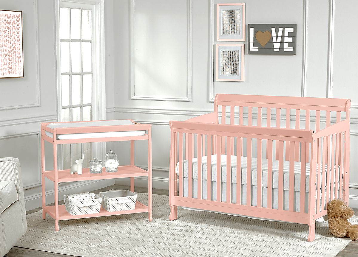 Gelhaven Coral Colors Crib | Rooms to Go
