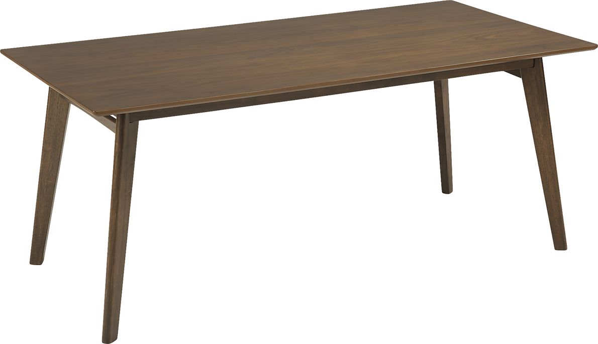 Genaro Brown Dark Wood Rectangle Dining Table - Rooms To Go