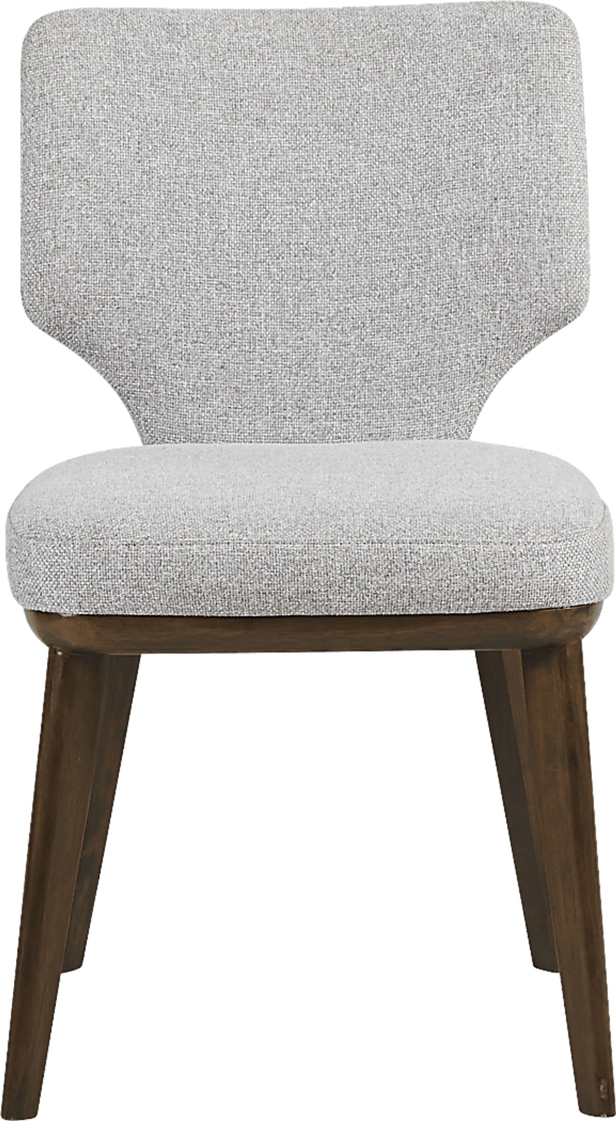 Genaro 5 Pc Brown Dark Wood Gray Dining Room Set With Rectangle Dining ...