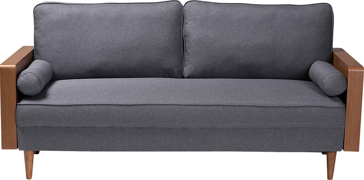 Gensemer Gray Polyester Fabric Sofa | Rooms to Go