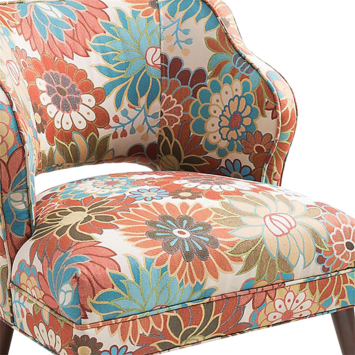 Gervais Multi Polyester Fabric Accent Chair | Rooms to Go