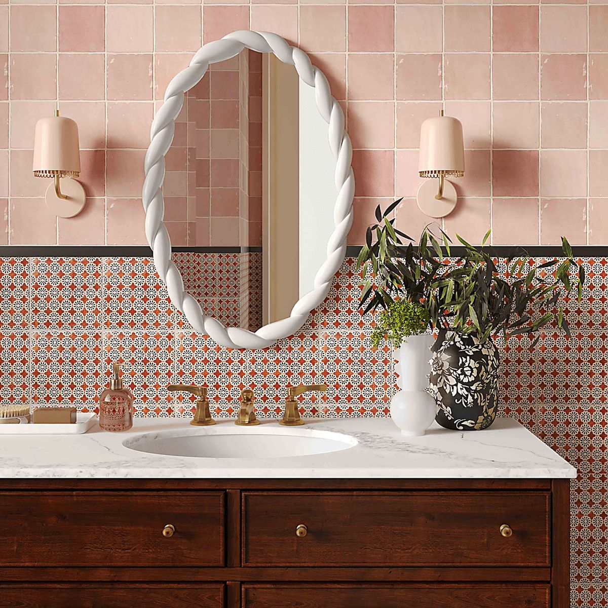 Getzelman I Cream Beige Mirror | Rooms to Go