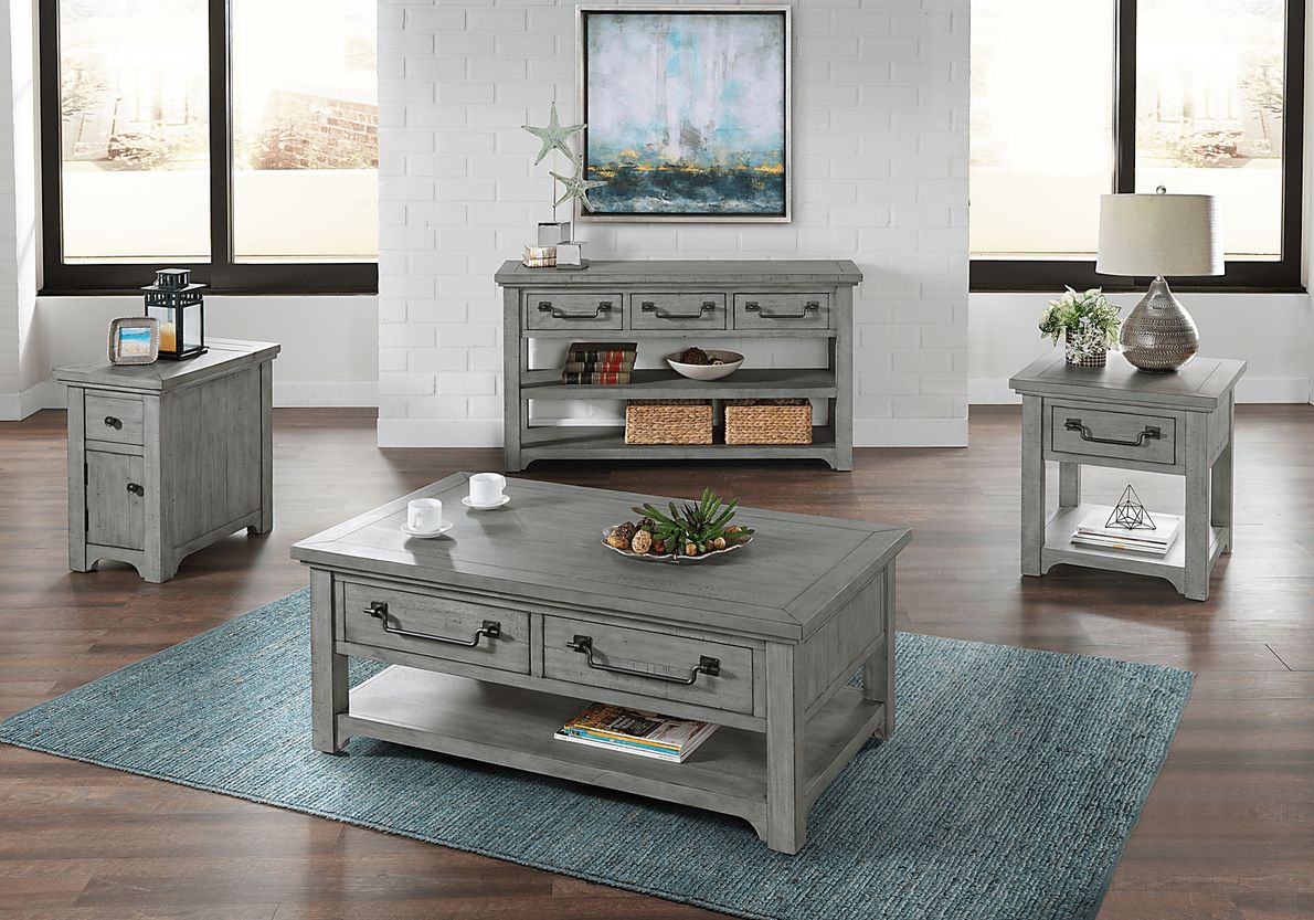 Gingerich Gray Coffee Table - Rooms To Go
