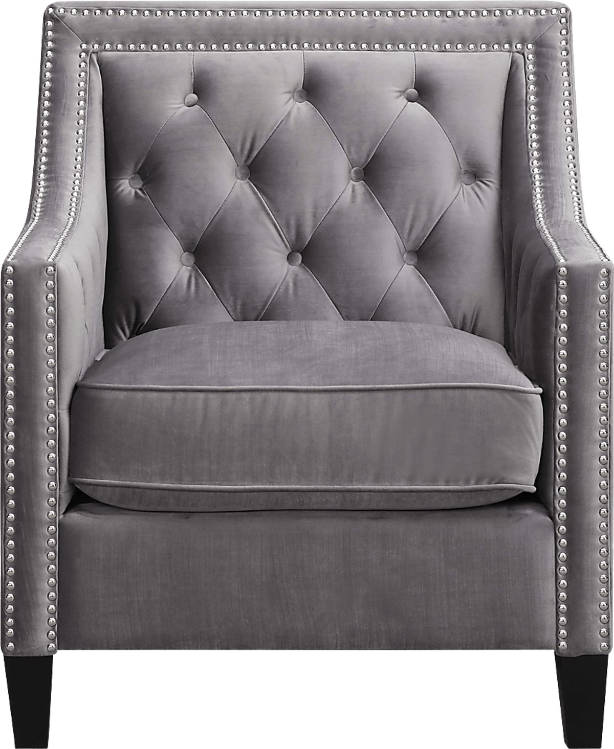 Ginnbrooke Gray Polyester Fabric Accent Chair | Rooms to Go