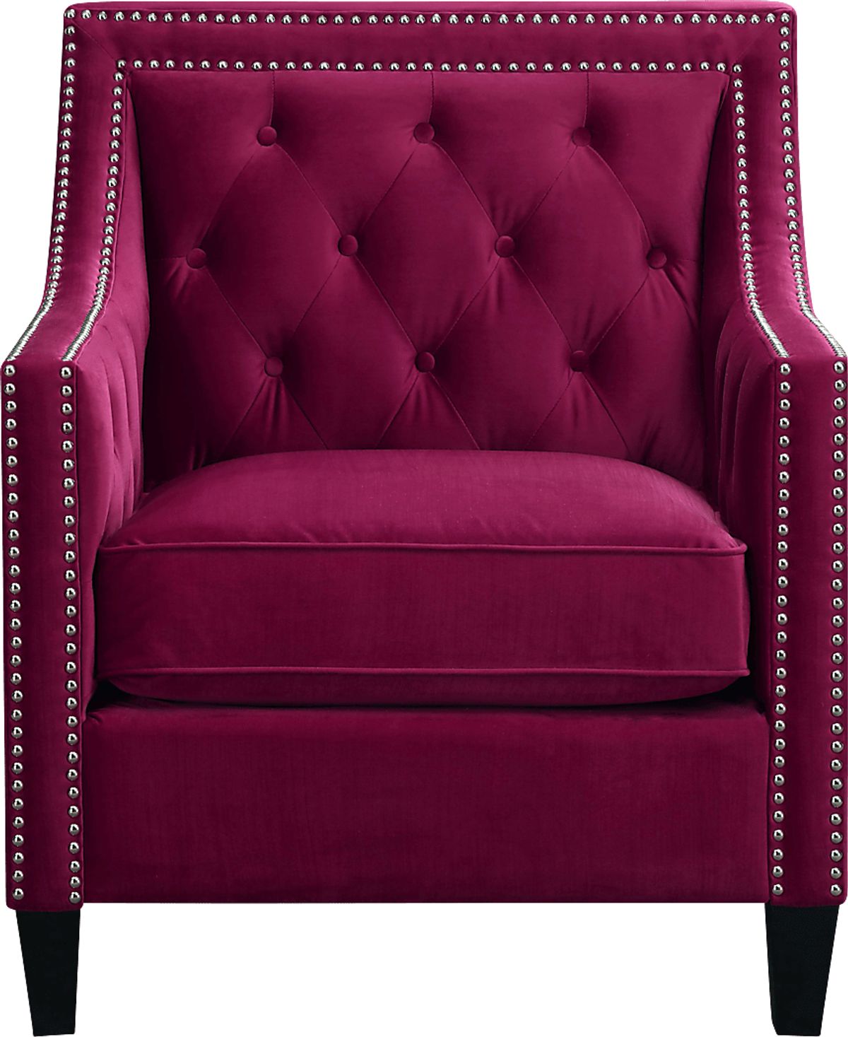 Ginnbrooke Red Polyester Fabric Accent Chair | Rooms to Go