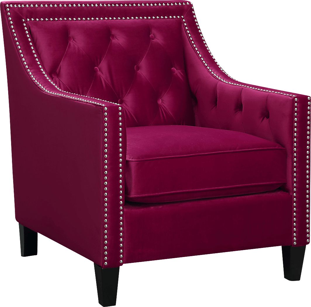 Ginnbrooke Red Polyester Fabric Accent Chair | Rooms to Go