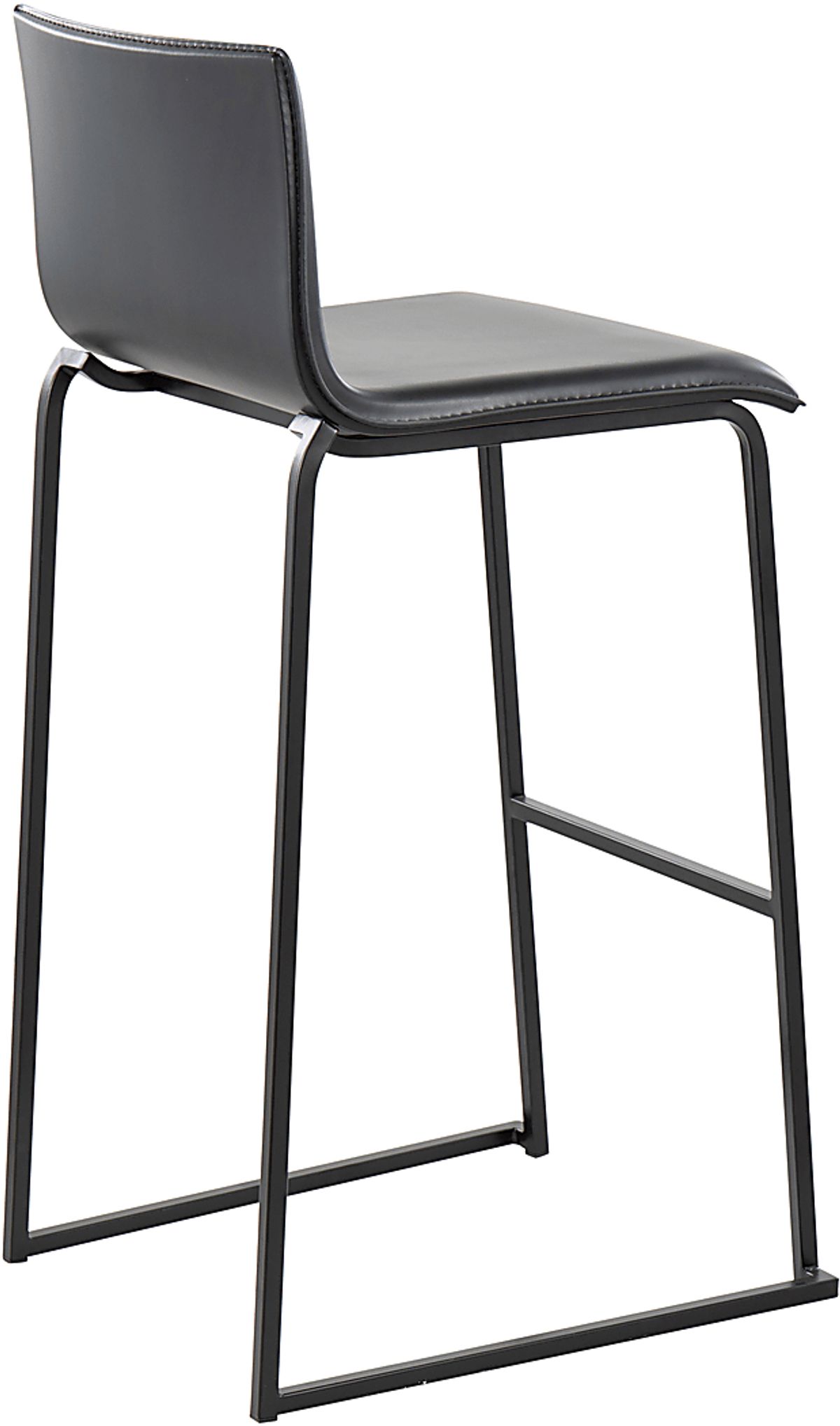 Glatigny II Black Black,Colors Polyurethane Fabric Barstool | Rooms to Go
