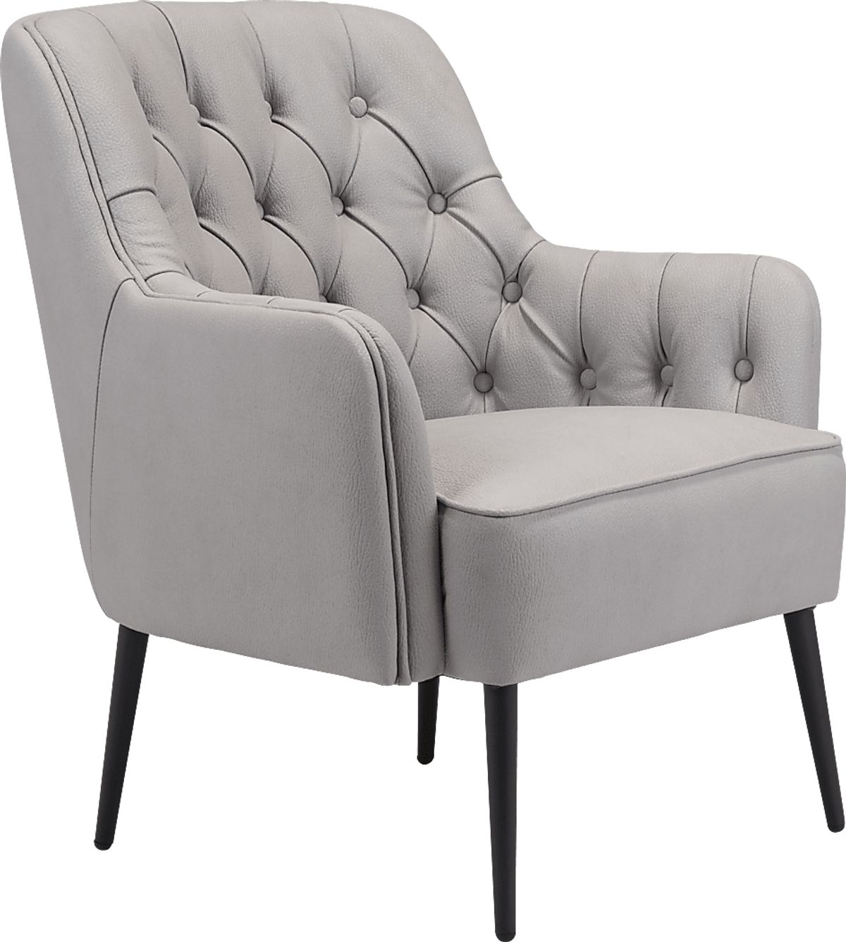 Glazanof Gray Polyester Fabric Accent Chair | Rooms to Go