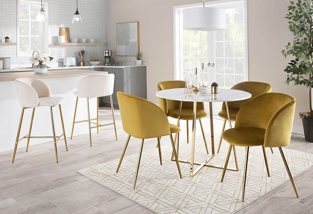 Glenburnie Yellow Colors Side Chair, Set Of 2 | Rooms to Go